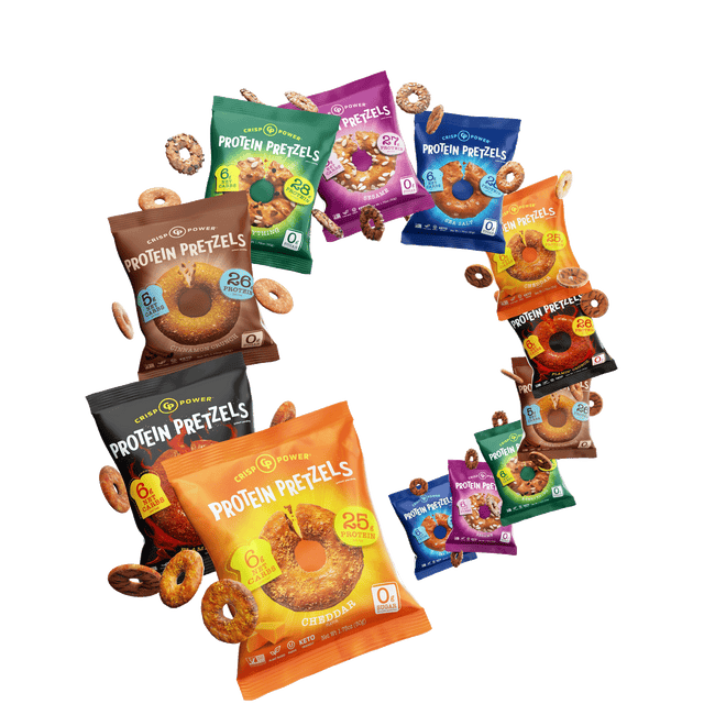 Crisp Power Protein Pretzels