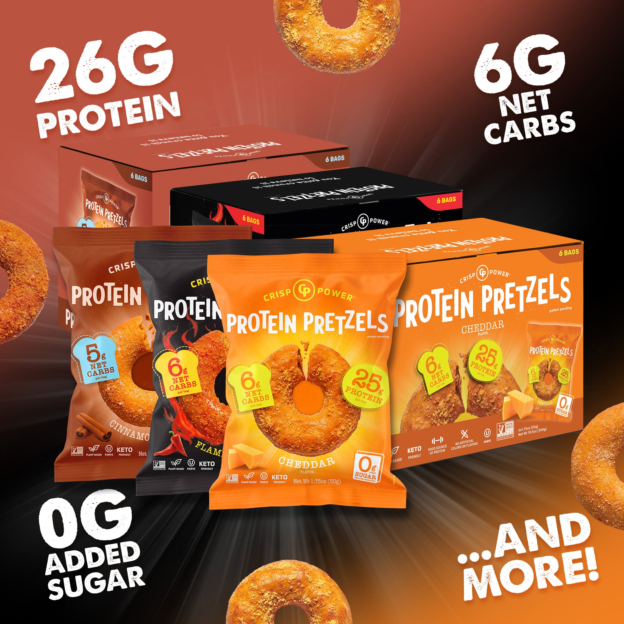 Protein Pretzels – Crisp Power