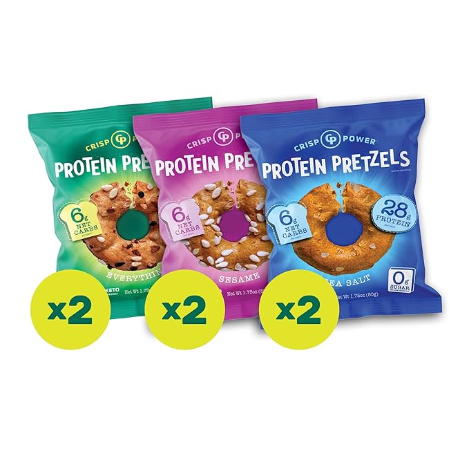 Crisp Power Protein Pretzels