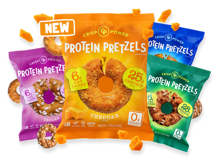 Crisp Power Protein Pretzels